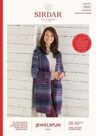 Sirdar Jacket Knitting Pattern Leaflet 10029