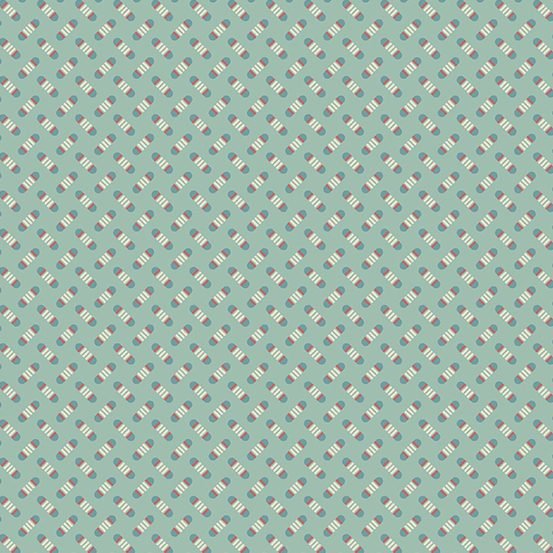 Andover Super Bloom – Sweet Pea Dusty Blue Patchwork & Quilting Fabric