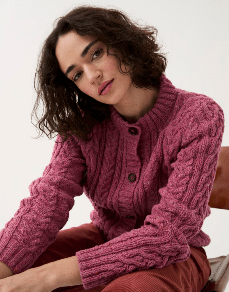 Sirdar Classic Cable Cardigan Knitting Pattern Leaflet 10777